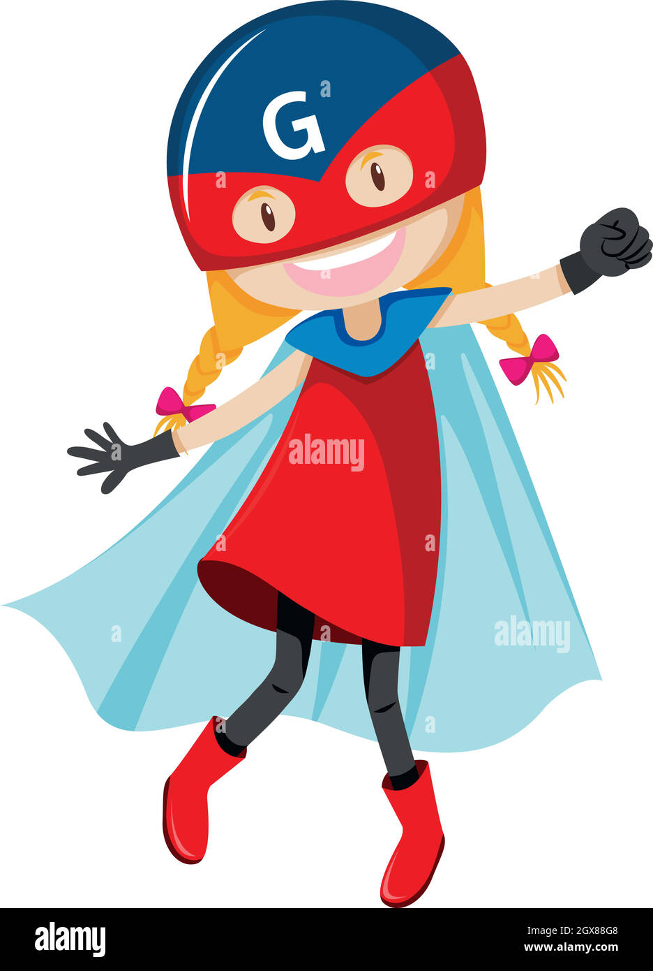 Female Hero Clipart