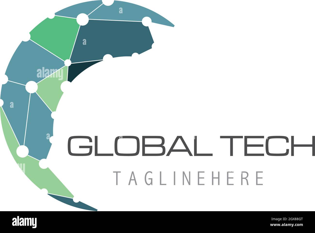 Business technology logo template vector Stock Vector Image & Art - Alamy