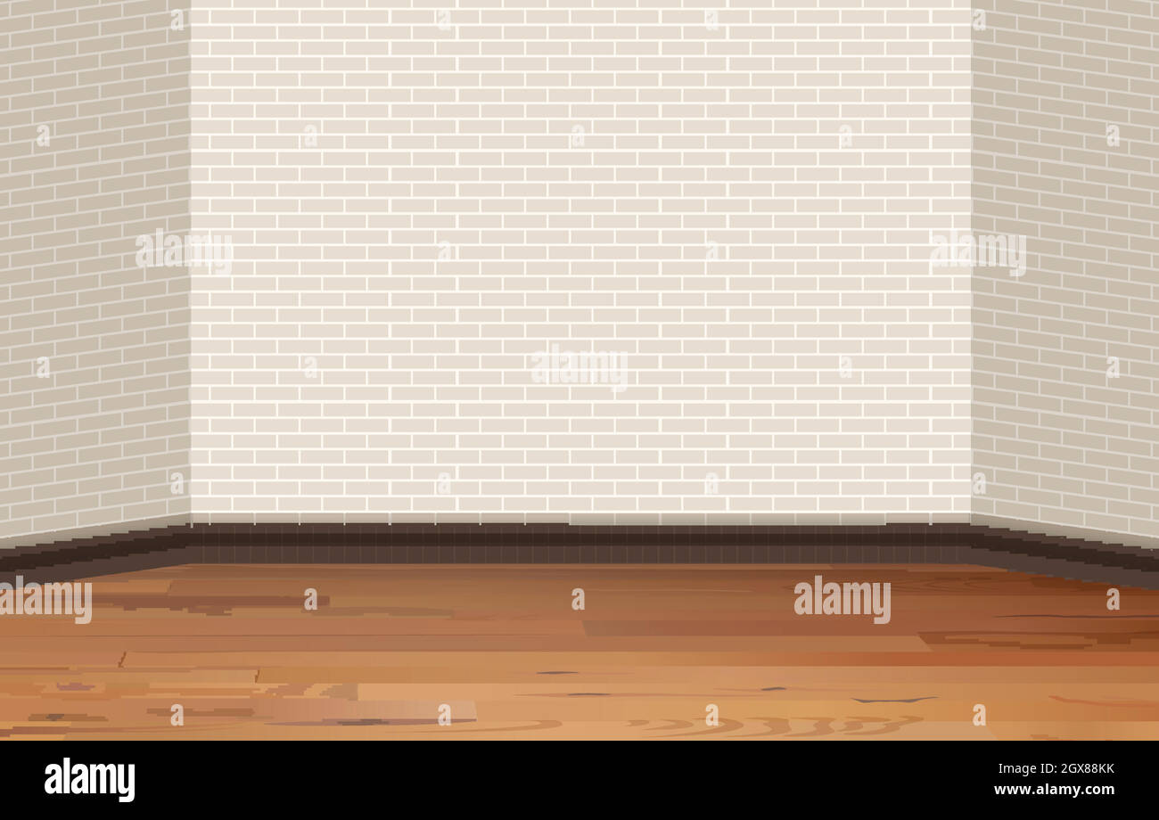 Wooden brick stone background Stock Vector Images - Alamy