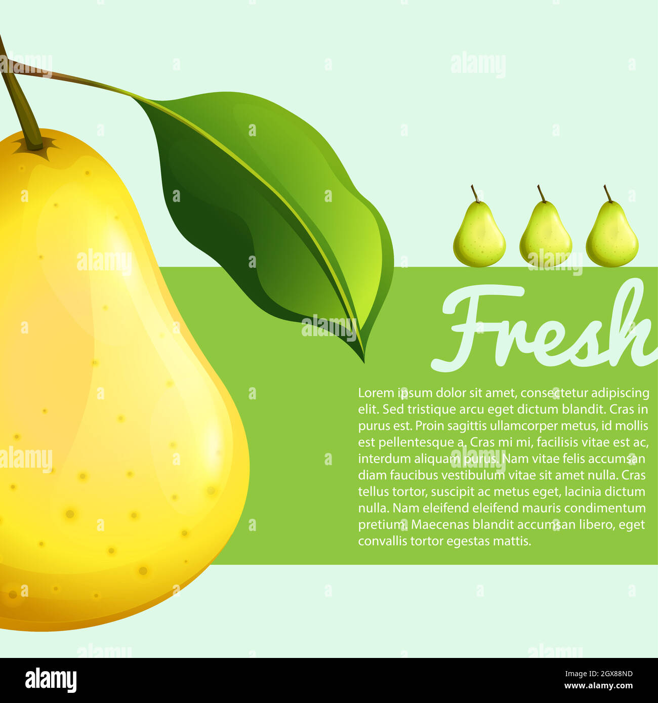 Pear design hi-res stock photography and images - Alamy