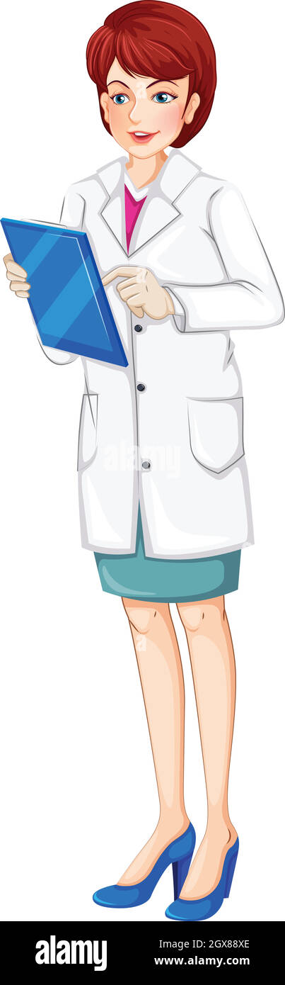 Nurse caring female patient Stock Vector Images - Alamy