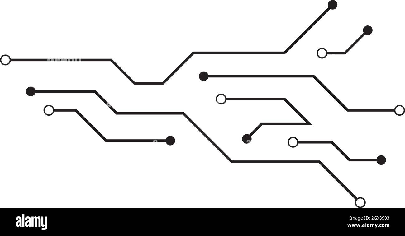 circuit technology ilustration vector template Stock Vector Image & Art ...