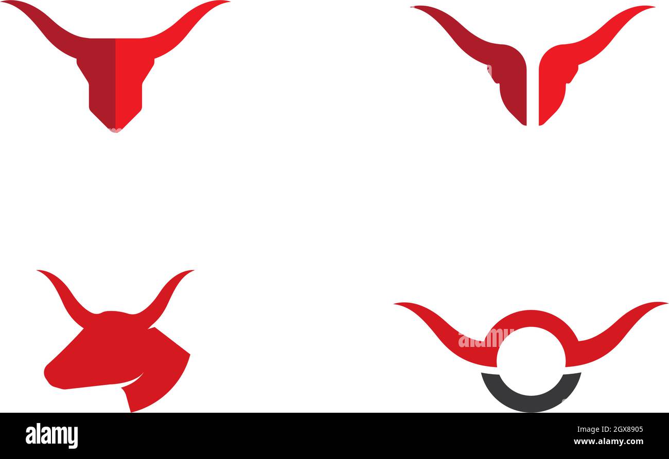 Taurus Logo Template vector icon illustration Stock Vector Image & Art ...