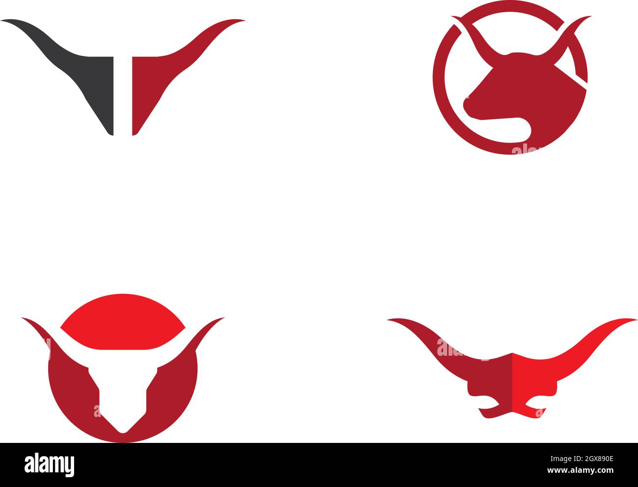 Taurus Logo Template vector icon illustration Stock Vector Image & Art ...