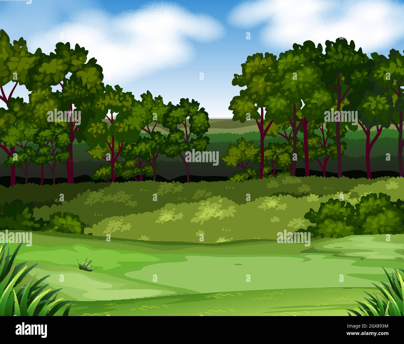 Trees theme Stock Vector Images - Alamy