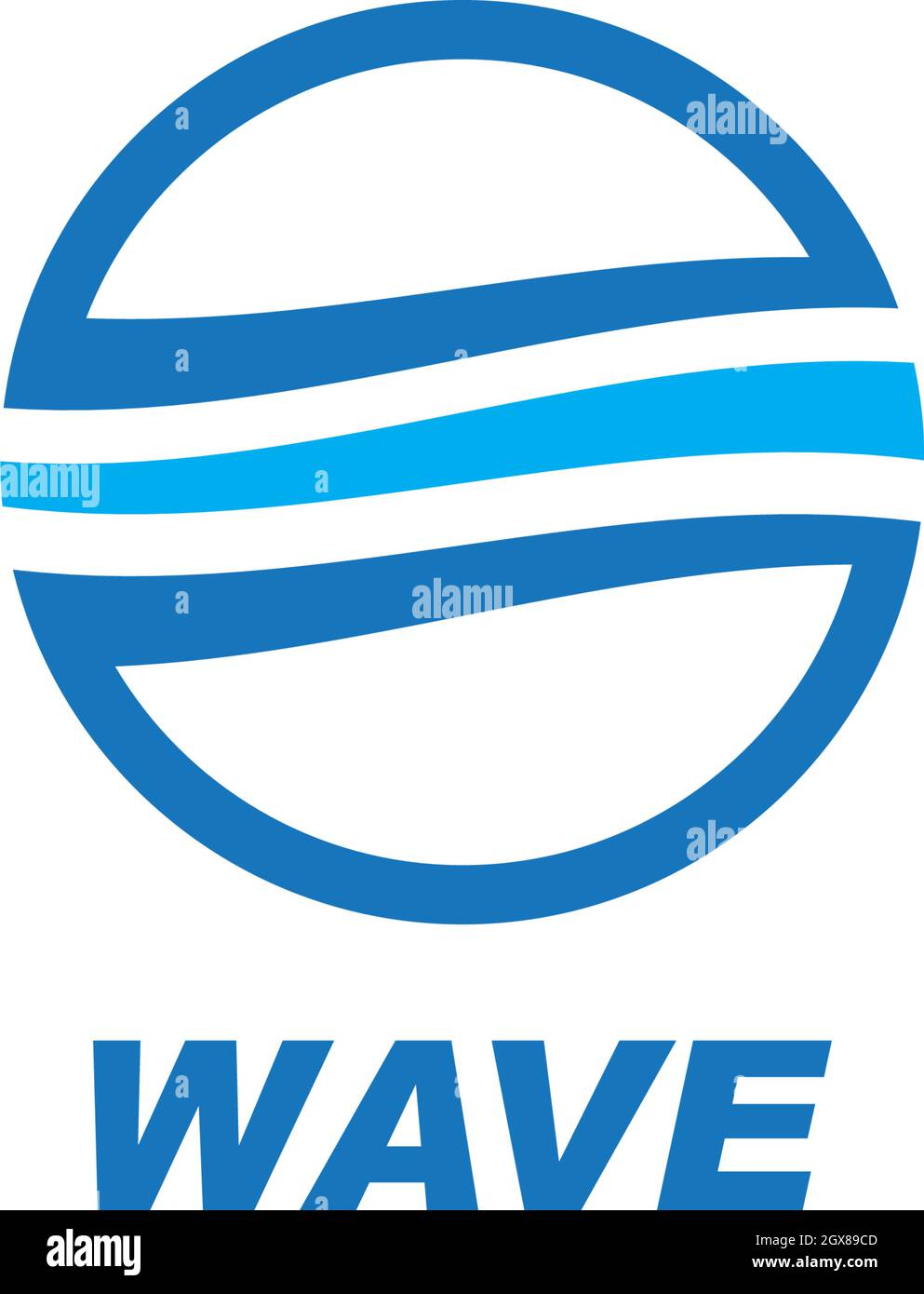 Water Wave symbol and icon Logo Template vector Stock Vector Image ...