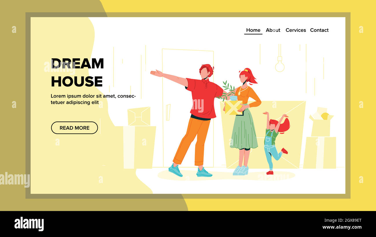 Parents daughter dream Stock Vector Images - Alamy