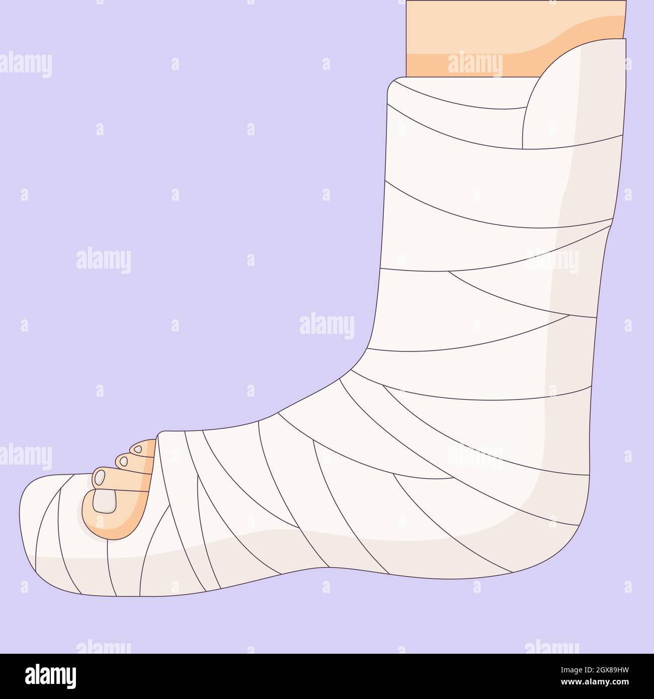 Cast of an adult Stock Vector Images - Alamy