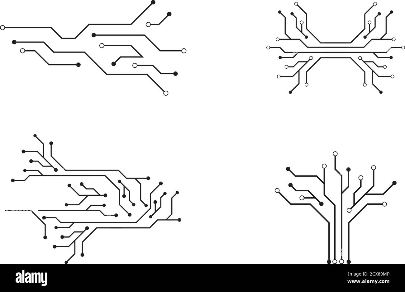 circuit technology ilustration vector template Stock Vector Image & Art - Alamy