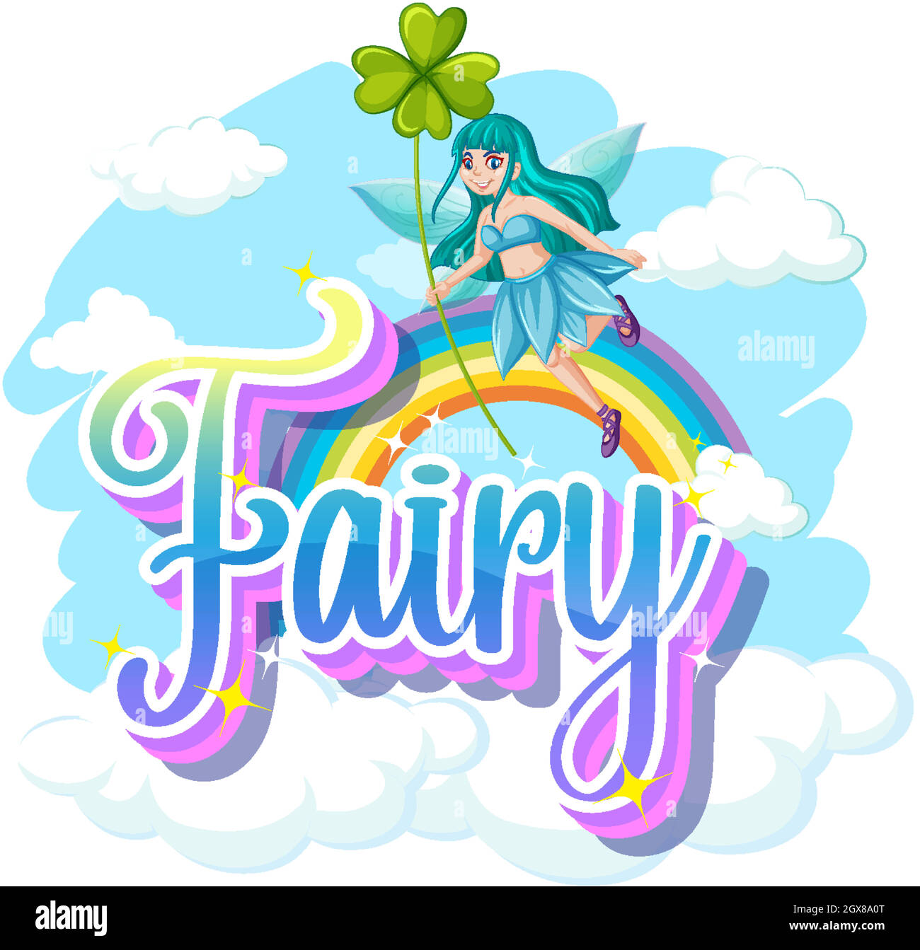 Fairy logos on white background Stock Vector Image & Art - Alamy