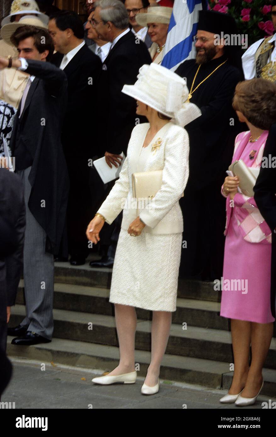 Queen noor of jordan wedding hi-res stock photography and images - Alamy