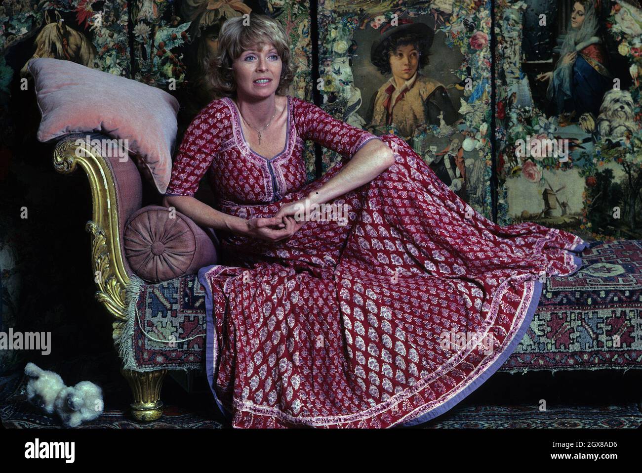 Actress Susannah York relaxes at her London home in May 1979. Susannah ...