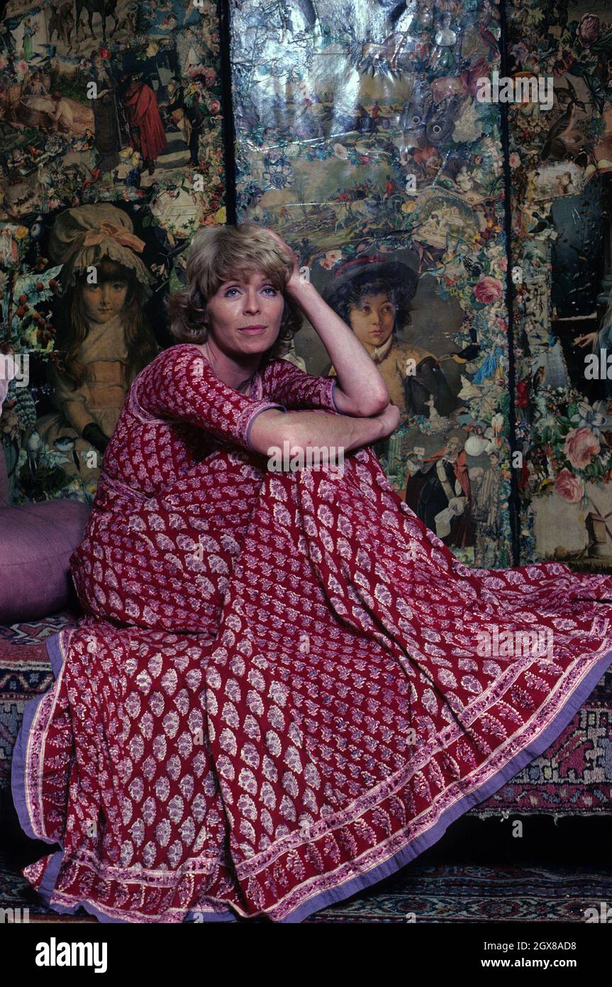 Actress Susannah York relaxes at her London home in May 1979. Susannah ...