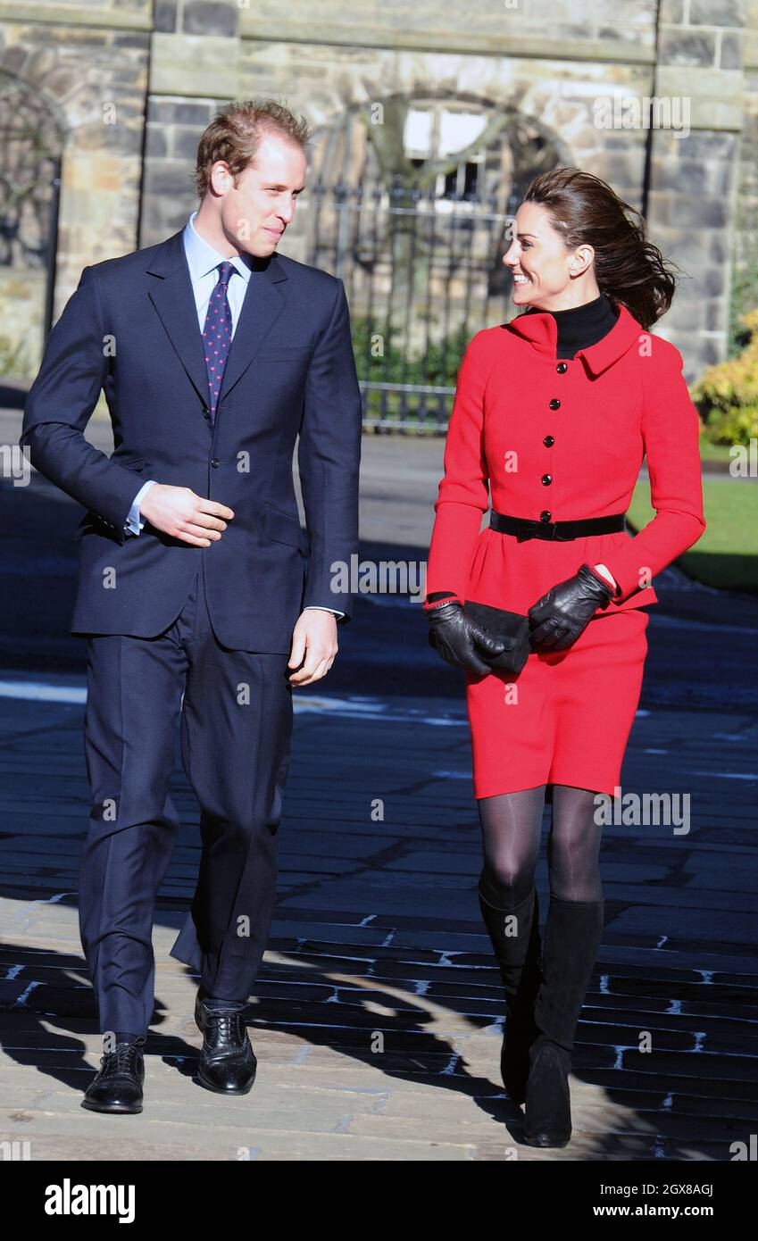 Prince William and Kate Middleton visit St. Andrews University in ...