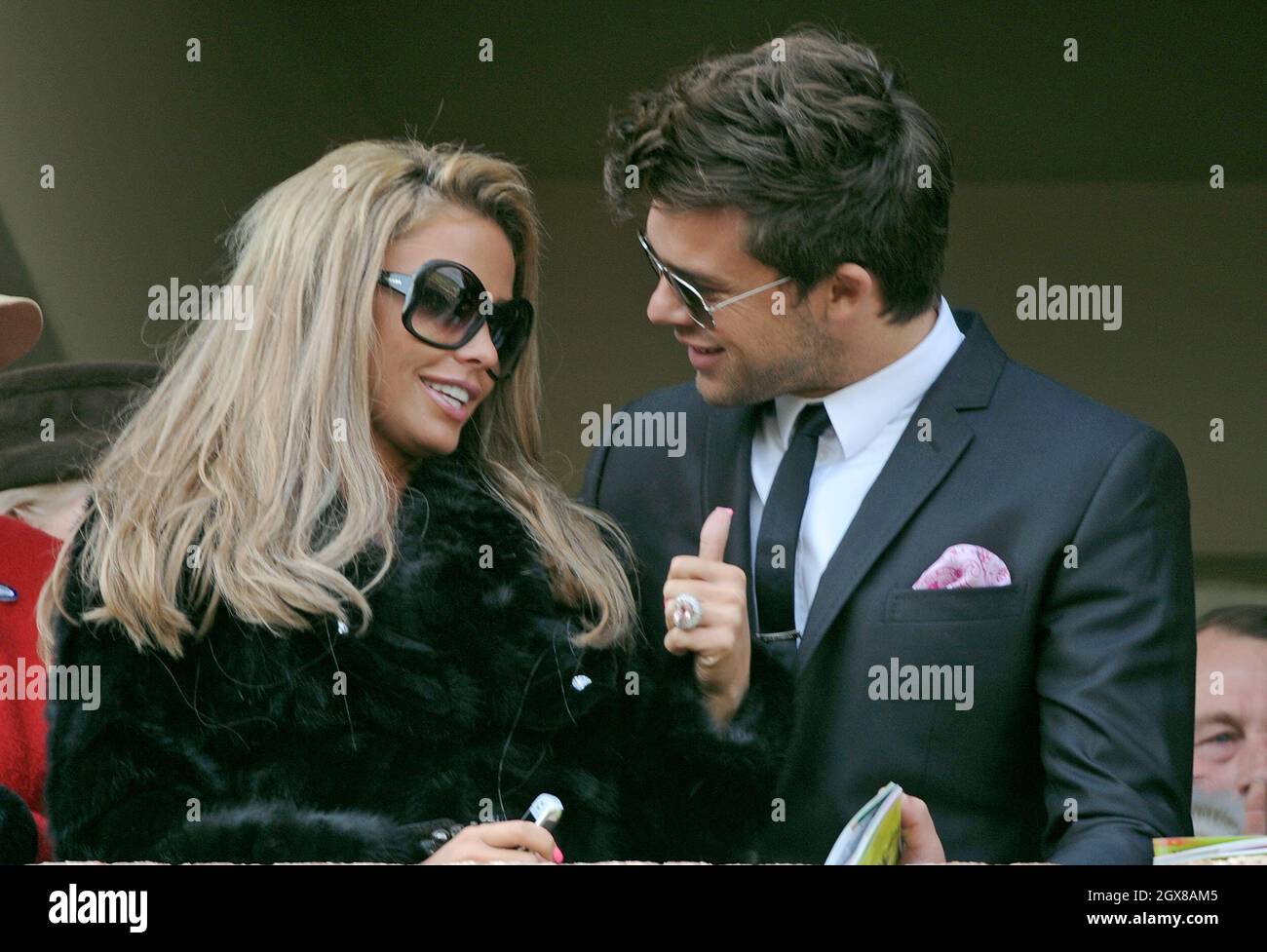 Katie Price and boyfriend Leandro Penno attend Gold Cup Day at the ...