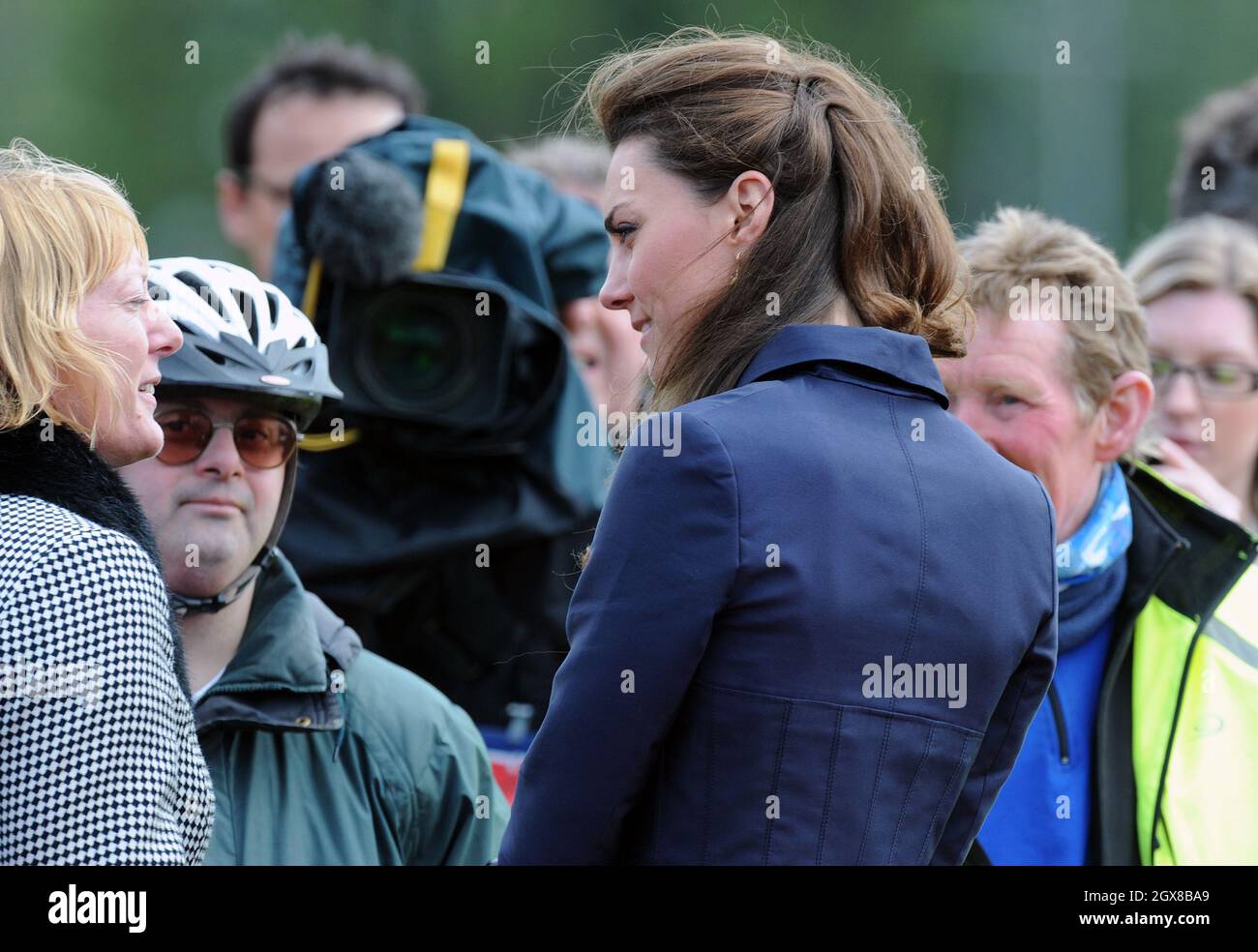 Kate Middleton visits Witton Country Park in Darwen, Lancashire Stock ...