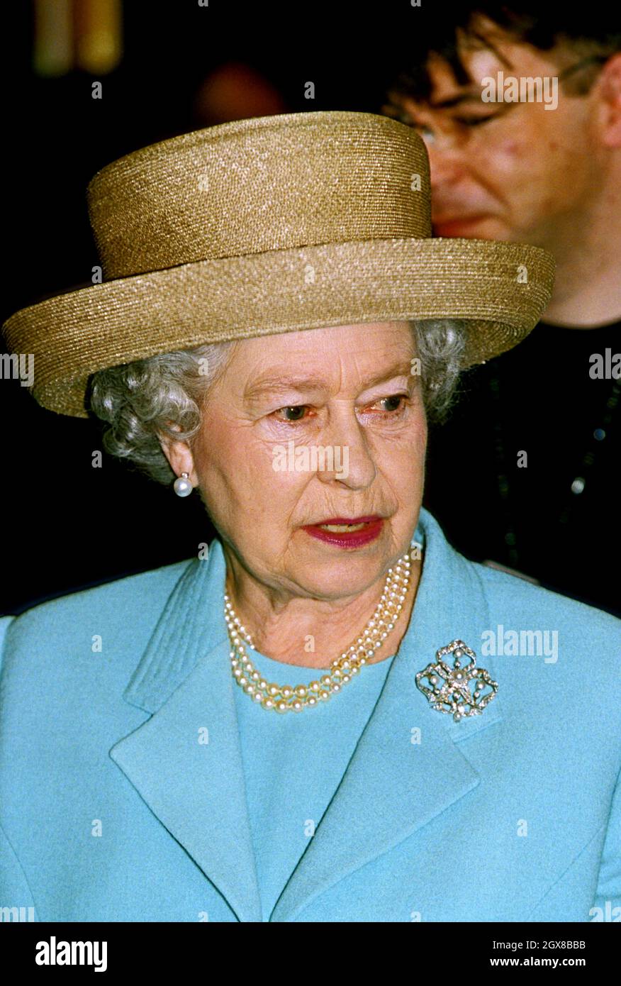 Queen Elizabeth II tours Waterstones Bookstore in London, during the so ...