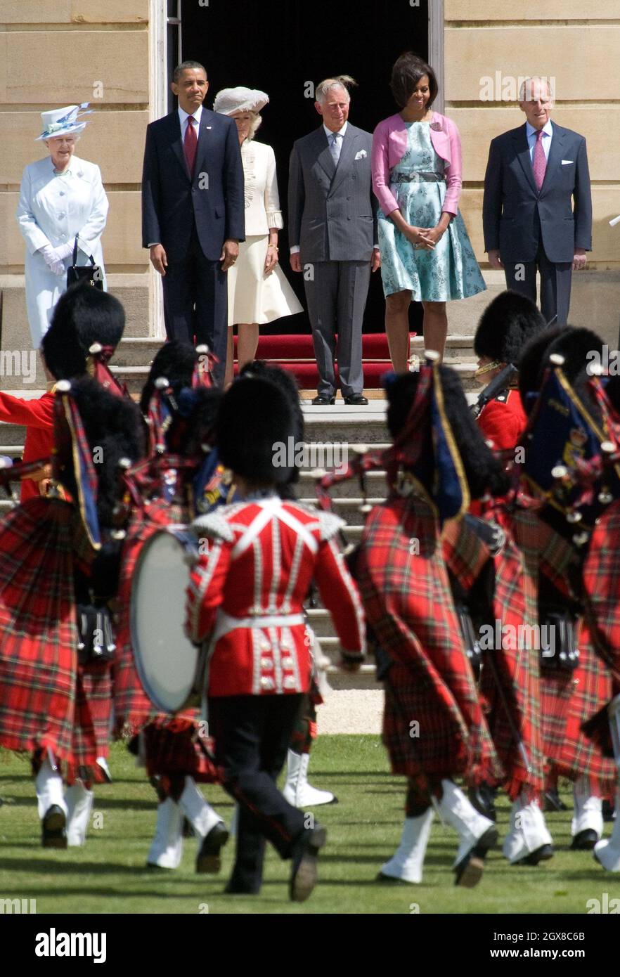 Queen Elizabeth II, US President Barack Obama, Camilla, Duchess of ...