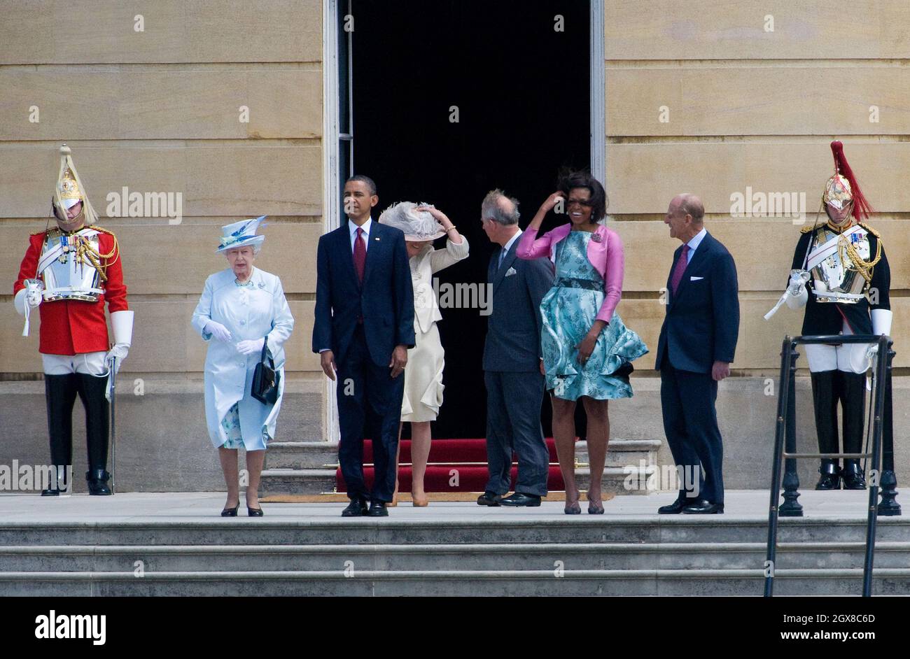 Queen Elizabeth II, US President Barack Obama, Camilla, Duchess of ...