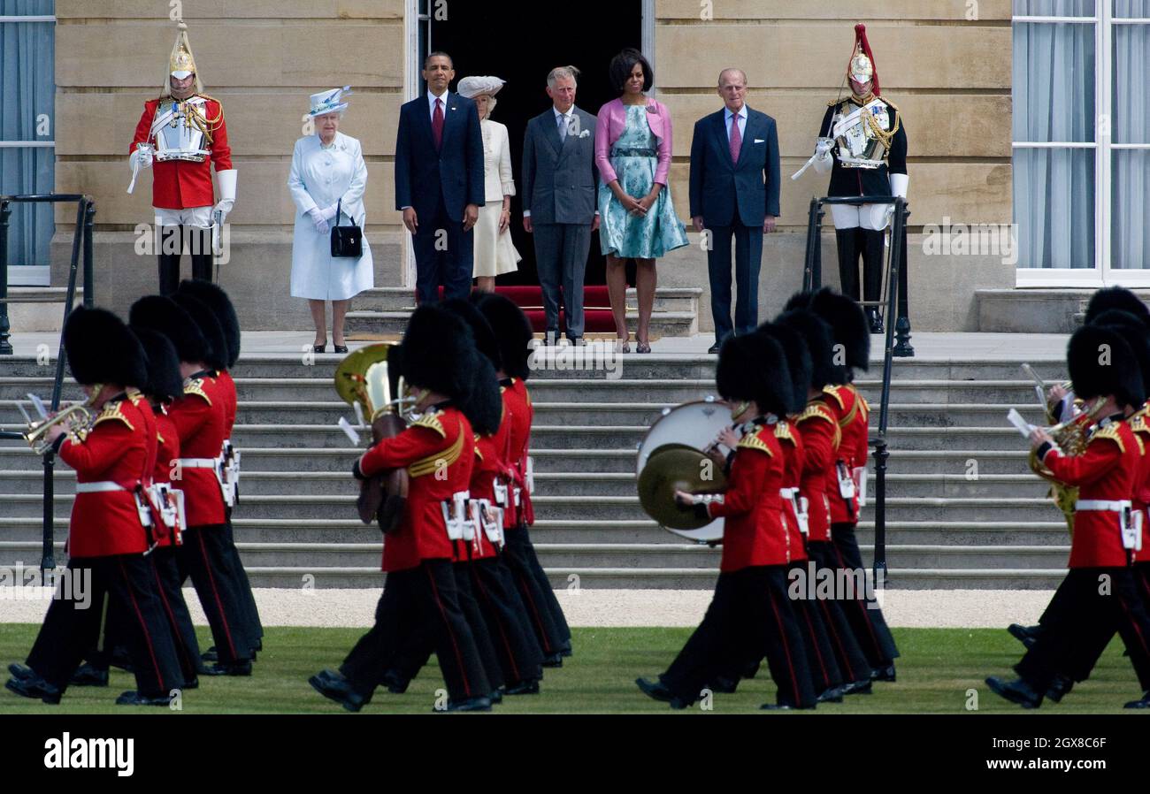 Queen Elizabeth II, US President Barack Obama, Camilla, Duchess of ...