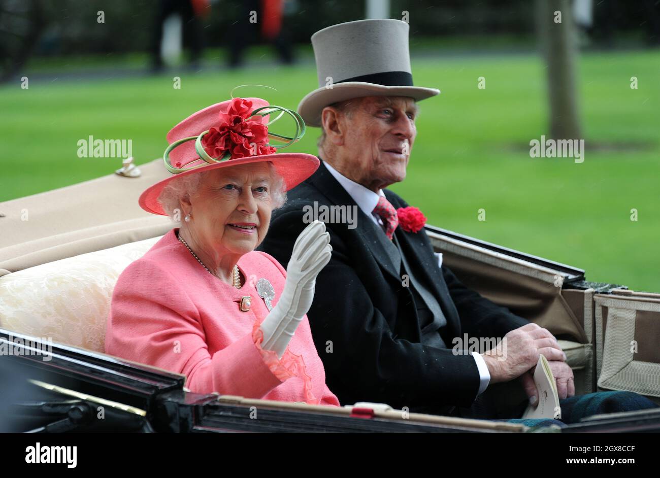Queen Elizabeth ll and Prince Philip, Duke of Edinburgh attend Ladies ...