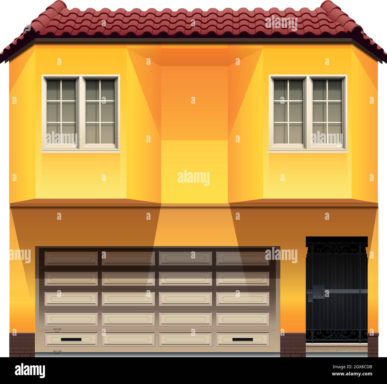 Old model house Stock Vector Images - Alamy
