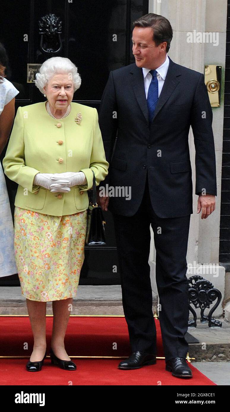 Queen Elizabeth ll and Prince Philip, Duke of Edinburgh meet Prime ...