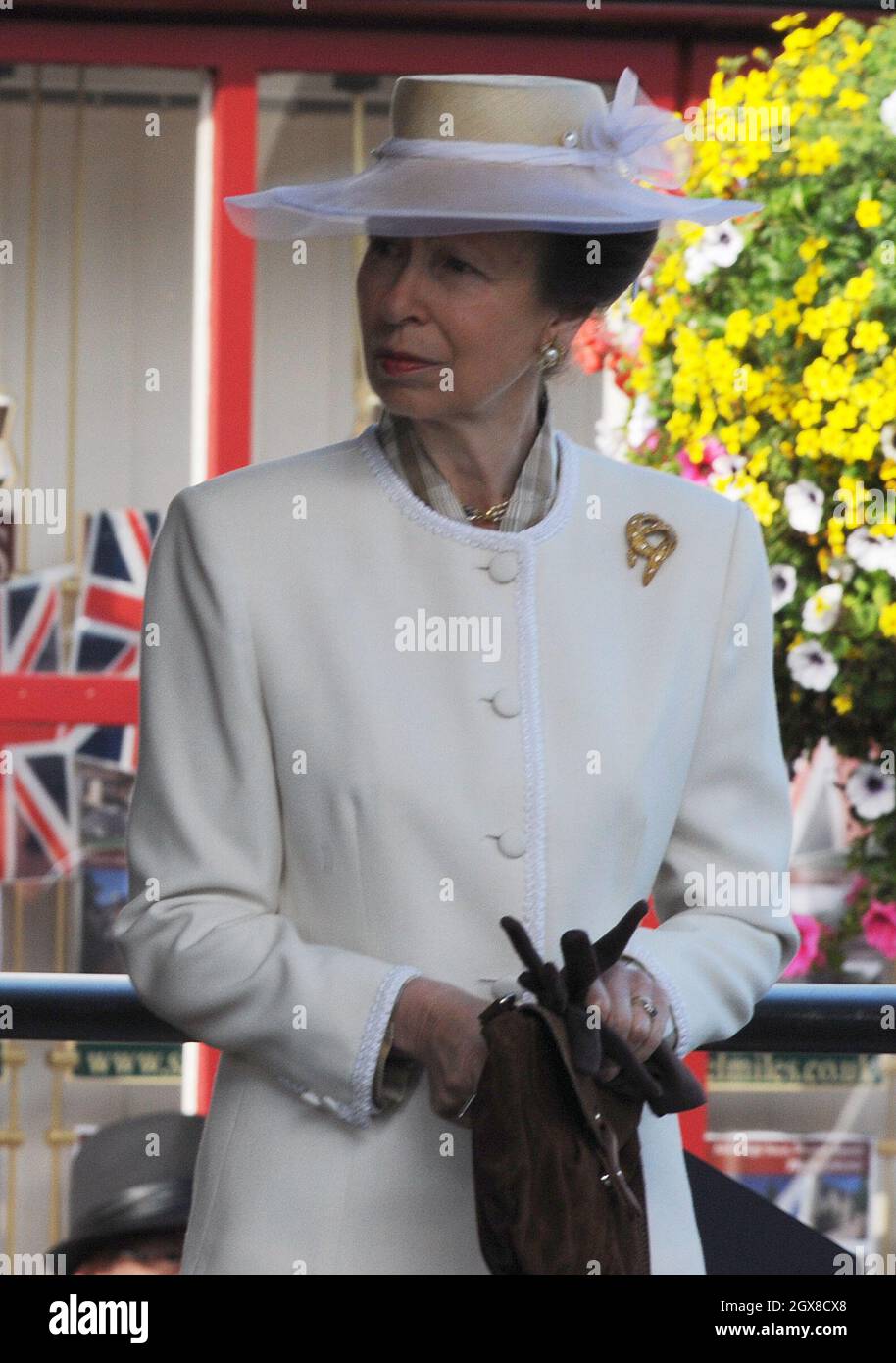 Princess Anne, The Princess Royal represents The Queen as she unveils a ...