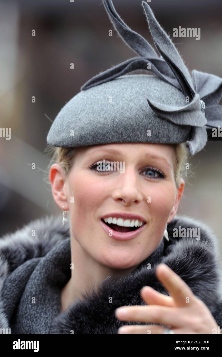 Cheltenham Races Zara Phillips High Resolution Stock Photography and ...