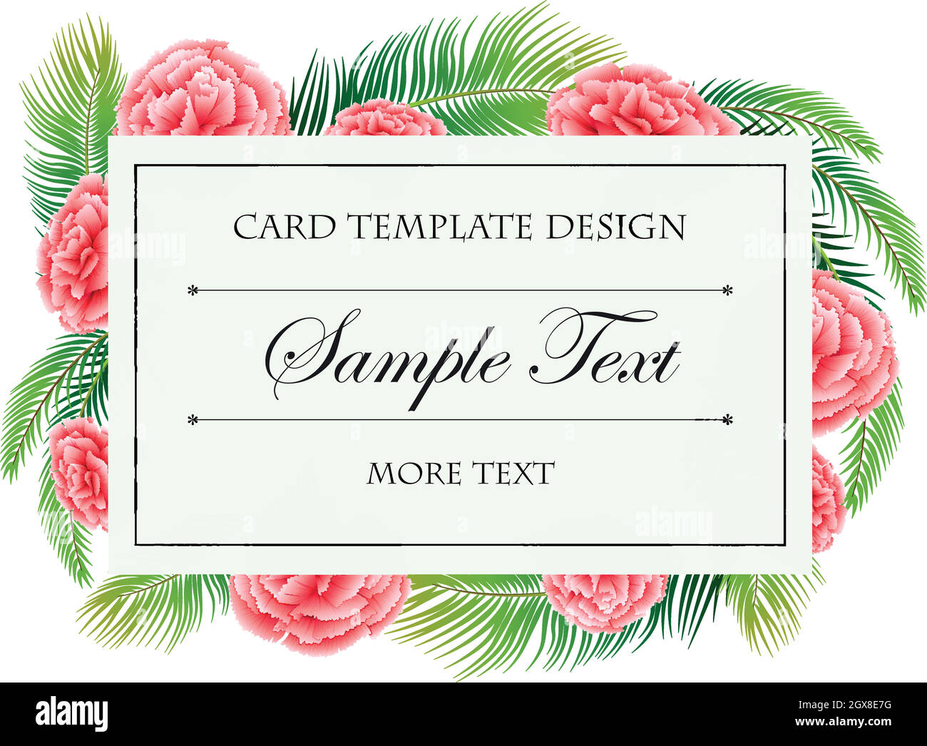 Pink tropical flowers Stock Vector Images - Alamy