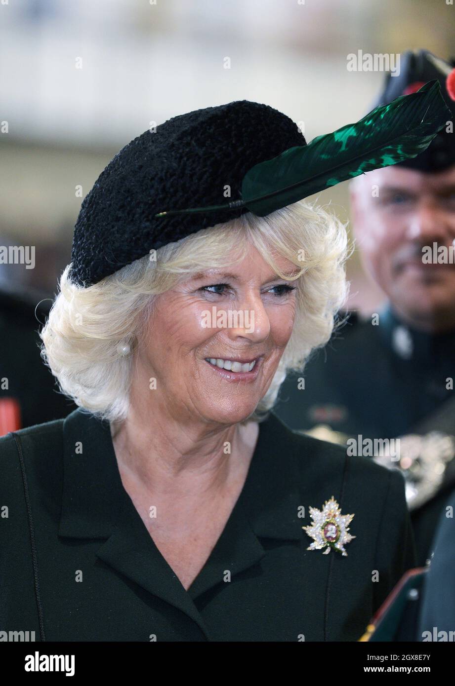Camilla, Duchess of Cornwall, Colonel-in-Chief, visits the Queen's Own ...