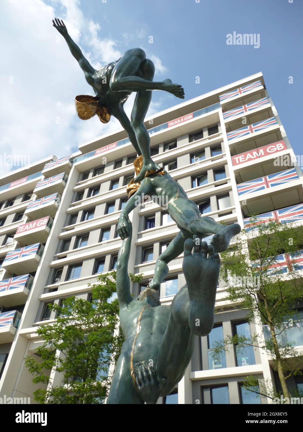 Anna Chromy Olympic Spirit sculpture at the athletes village in ...