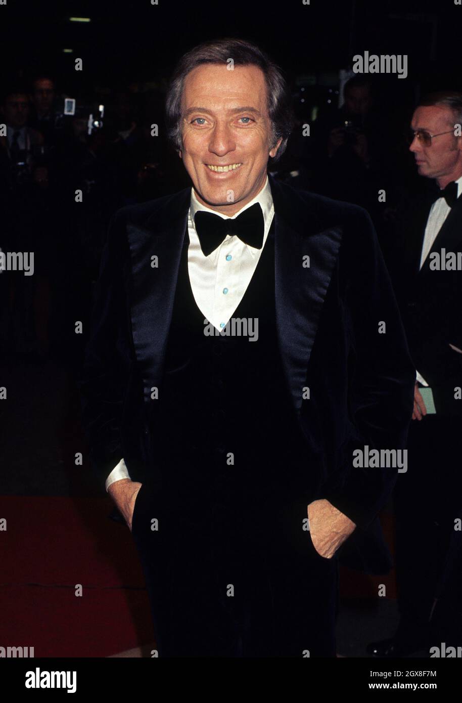 File Photo: Singer Andy Williams arrives for a charity cabaret show in ...