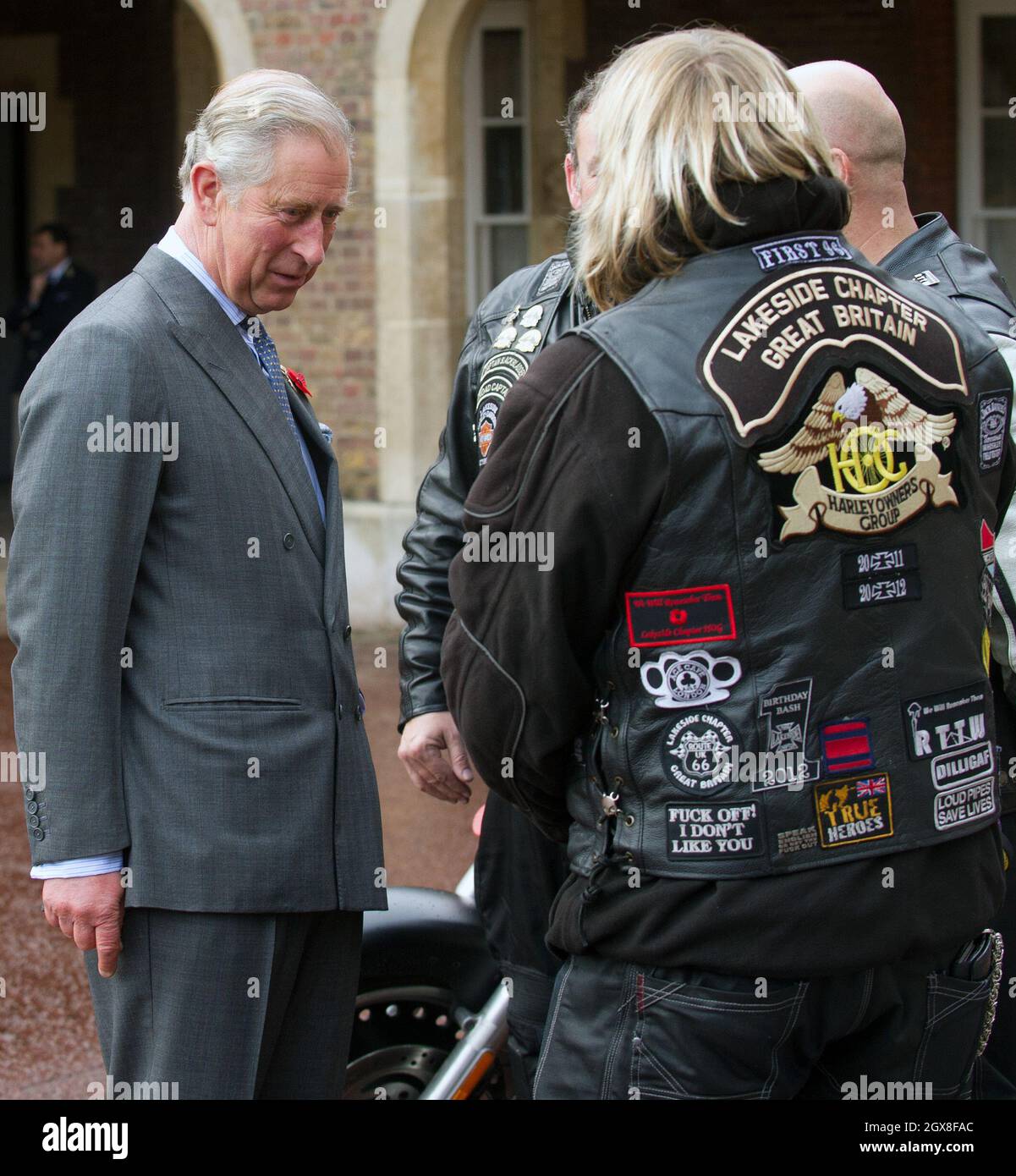 Prince Charles, Prince of Wales meets members of The Royal British ...