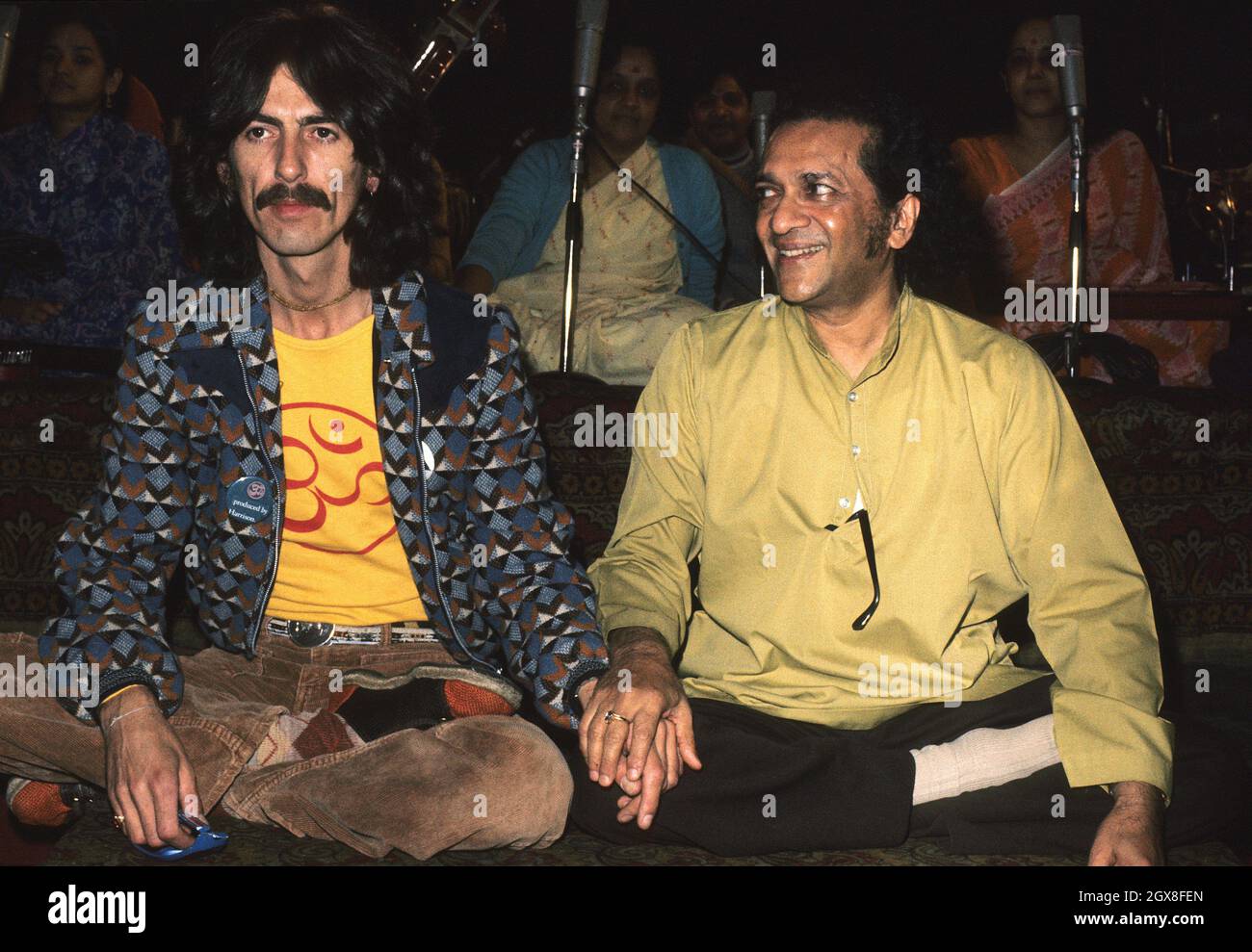 Ravi Shankar, the Indian sitar player named 'The Godfather of World Music' by Beatle George ...