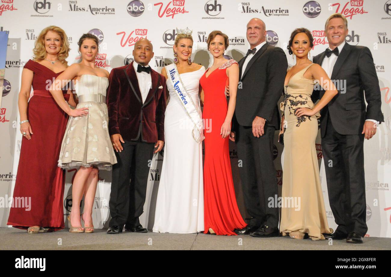 Mary Hart, McKayla Maroney, Daymond John, Miss America 2013 Mallory ...