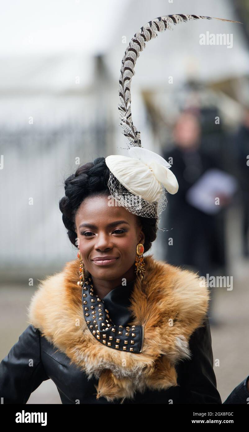 Singer Shingai Shoniwa of the Noisettes attends the Commonwealth Day ...