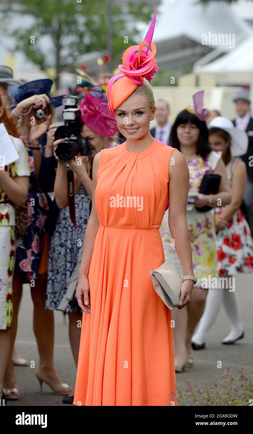 Singer Katherine Jenkins attends the first day of Royal Ascot on June ...