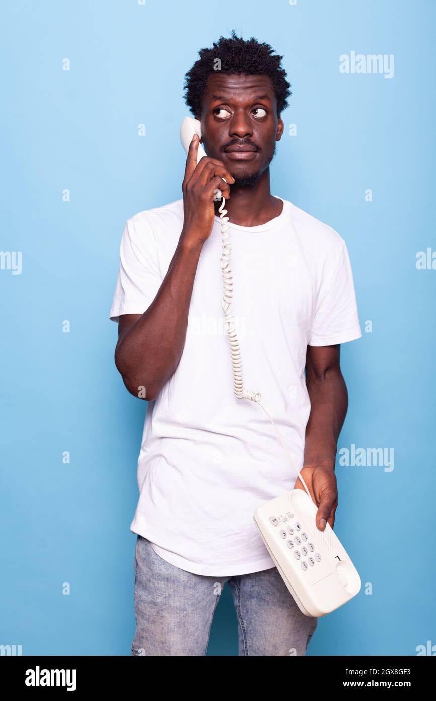 Retro landline hi-res stock photography and images - Alamy