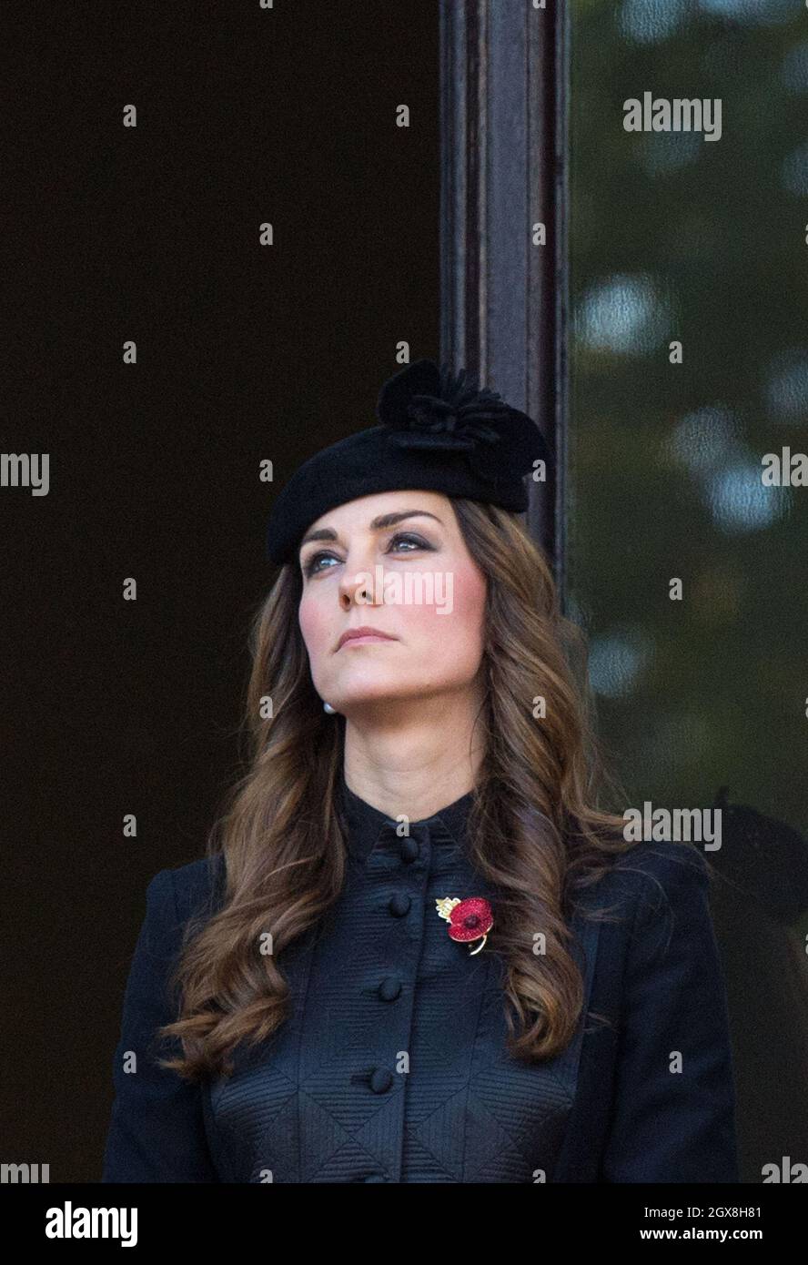 Catherine, Duchess of Cambridge attends the annual Remembrance Sunday Service at the Cenotaph in ...
