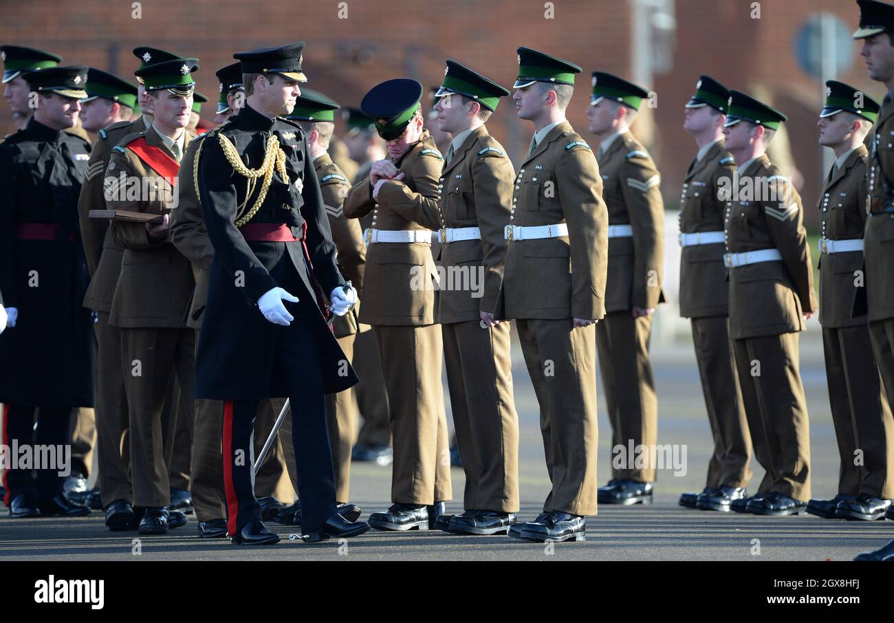 Prince William, Duke of Cambridge, Colonel of the Irish Guards ...