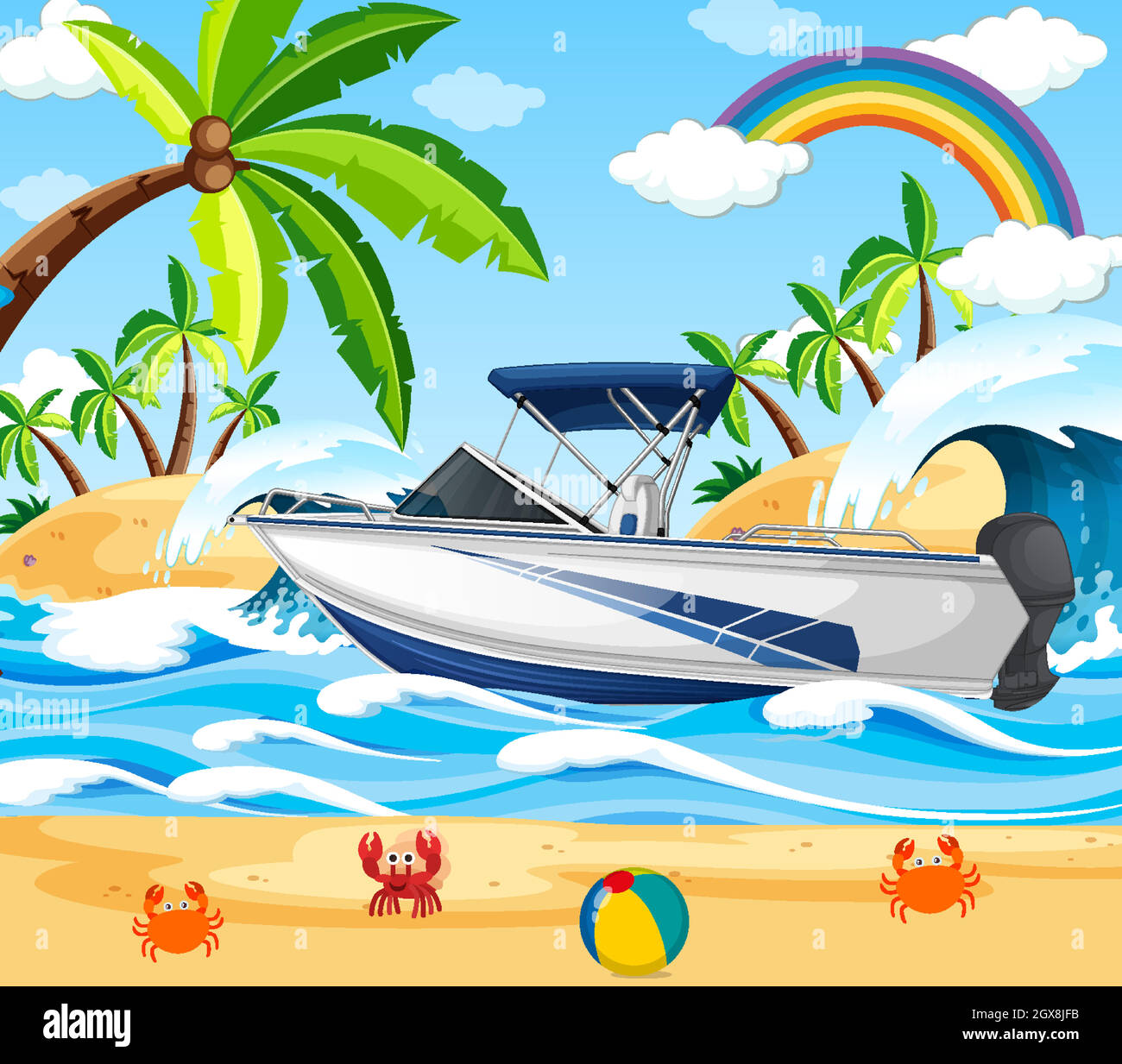 Motor Boat Drawing High Resolution Stock Photography and Images - Alamy