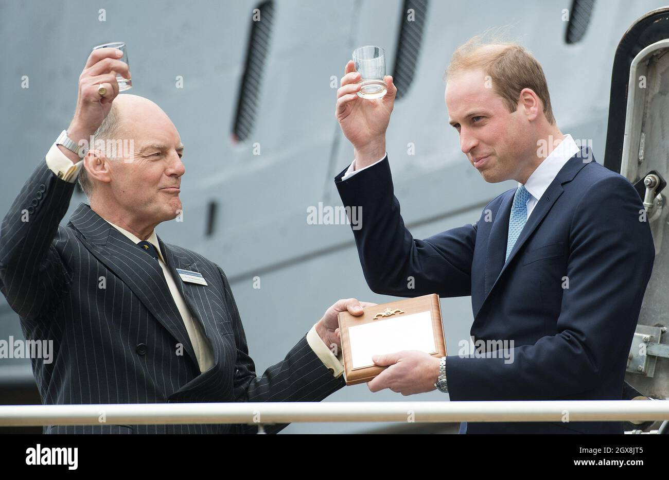 Prince William, Duke of Cambridge (Commodore-in-Chief Submarines) makes ...