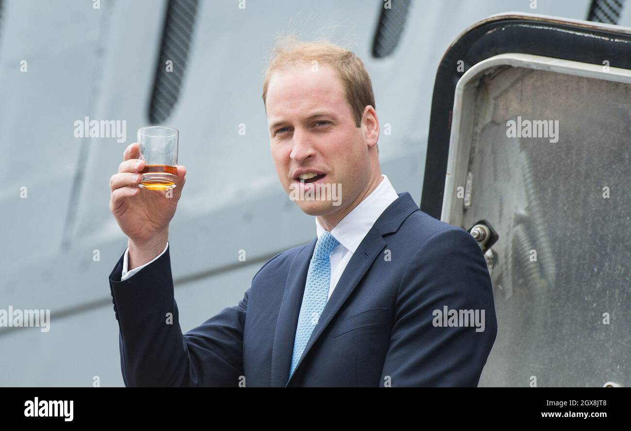 Prince William, Duke of Cambridge (Commodore-in-Chief Submarines) makes ...