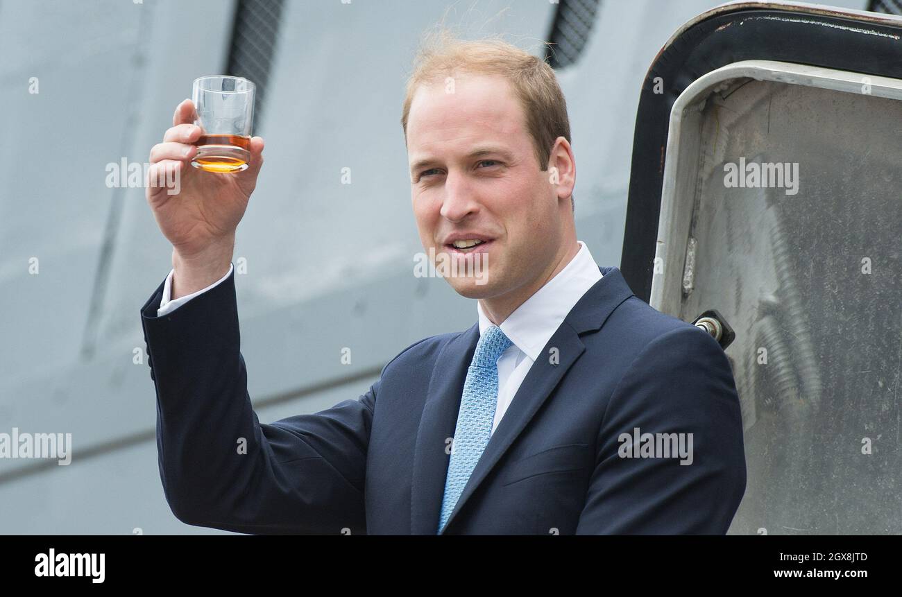 Prince William, Duke of Cambridge (Commodore-in-Chief Submarines) makes ...