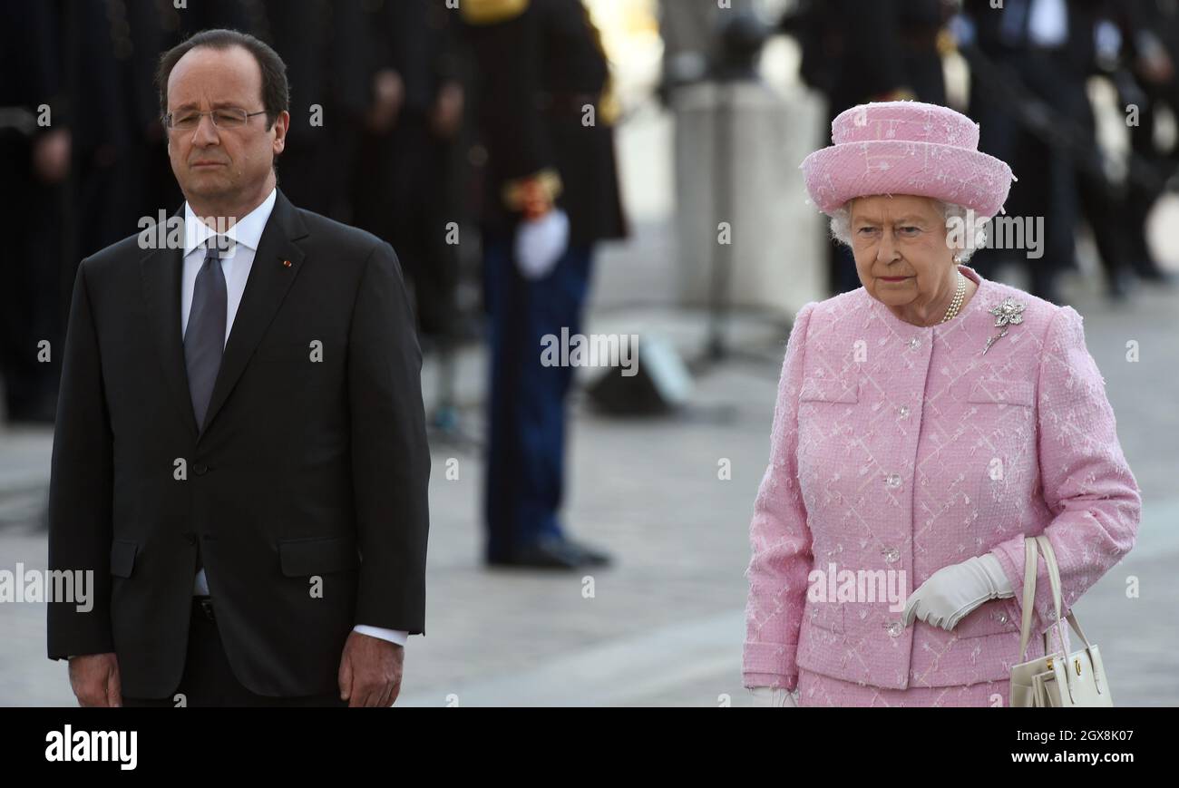 Queen elizabeth visit paris hi-res stock photography and images - Alamy