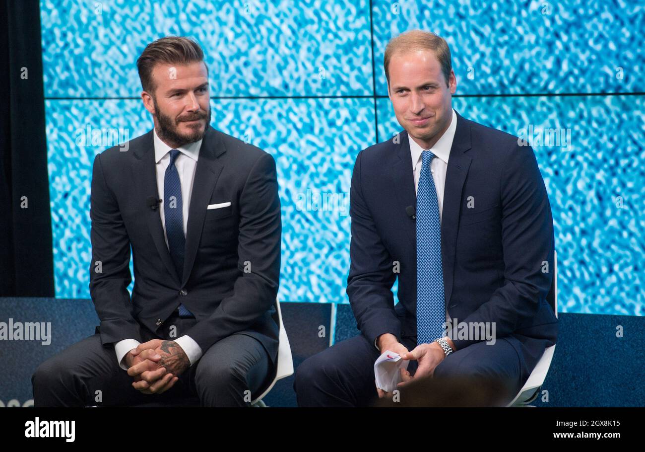 Prince William, Duke of Cambridge and David Beckham attend a 'United ...