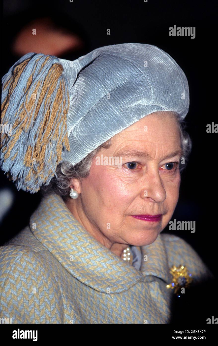 Queen Elizabeth II during a visit to the Wildlife Trust in Cirencester ...