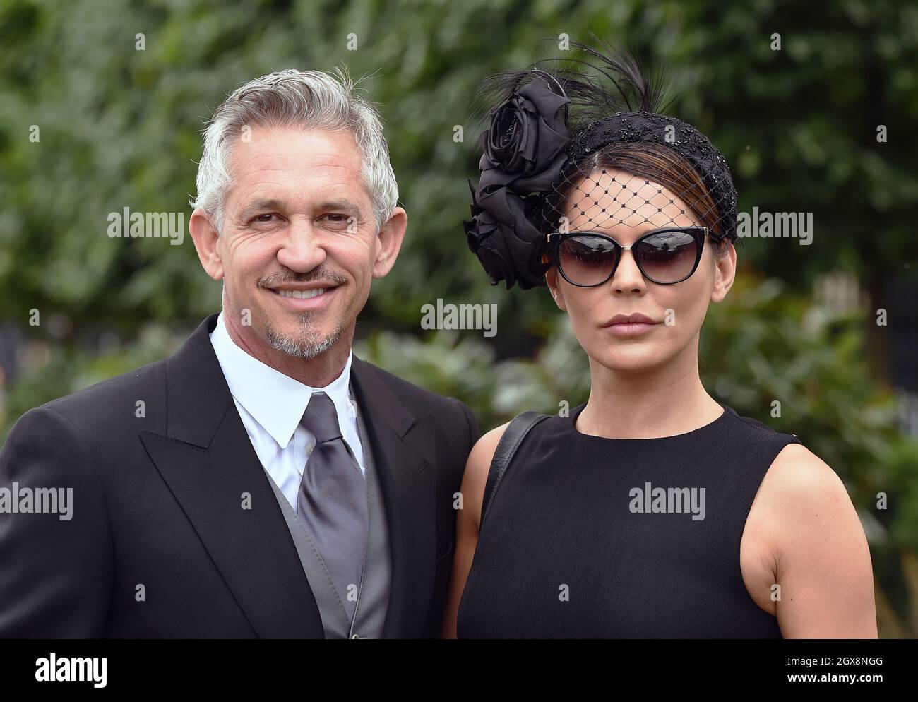 Gary Lineker and Danielle Lineker attend Day 1 of Royal Ascot on June ...