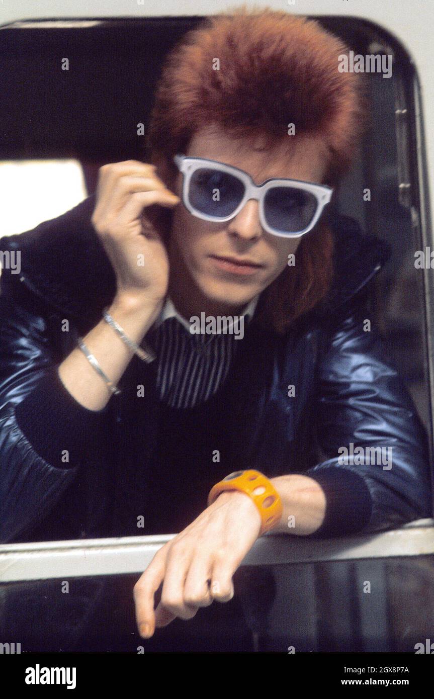 English singer-songwriter David Bowie, circa 1974 Stock Photo - Alamy